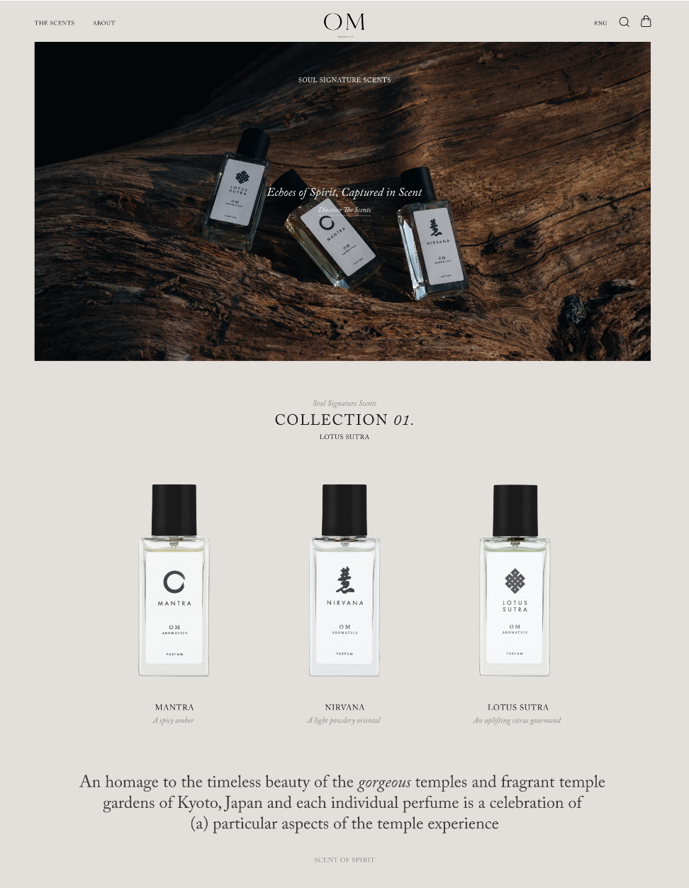Om Aromatics – Bespoke Studio